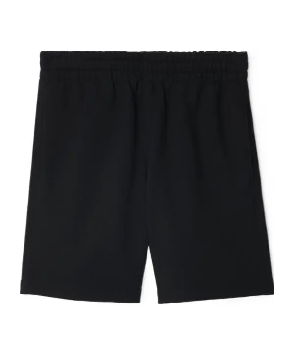 Burberry Check-label Track Shorts - Black