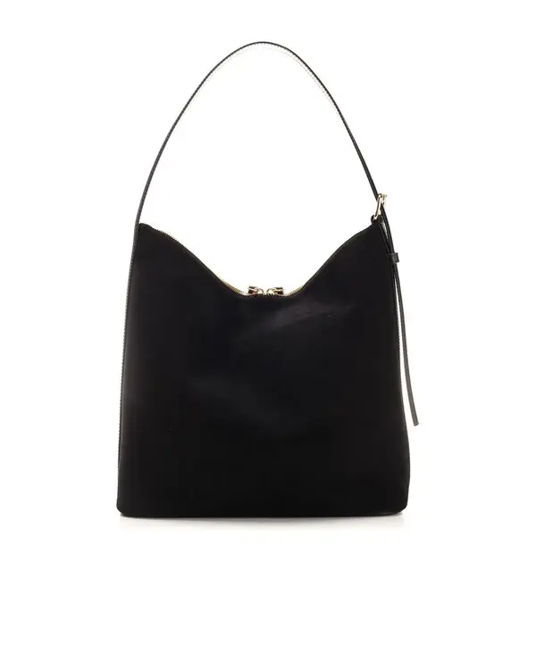A.p.c. Vera Zipped Shoulder Bag - Black
