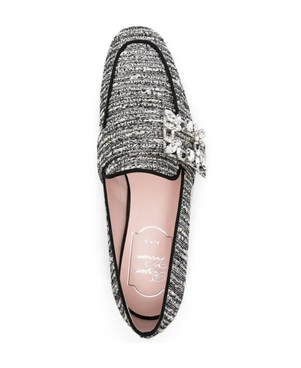 ROGER VIVIER Round Toe Buckled Loafers