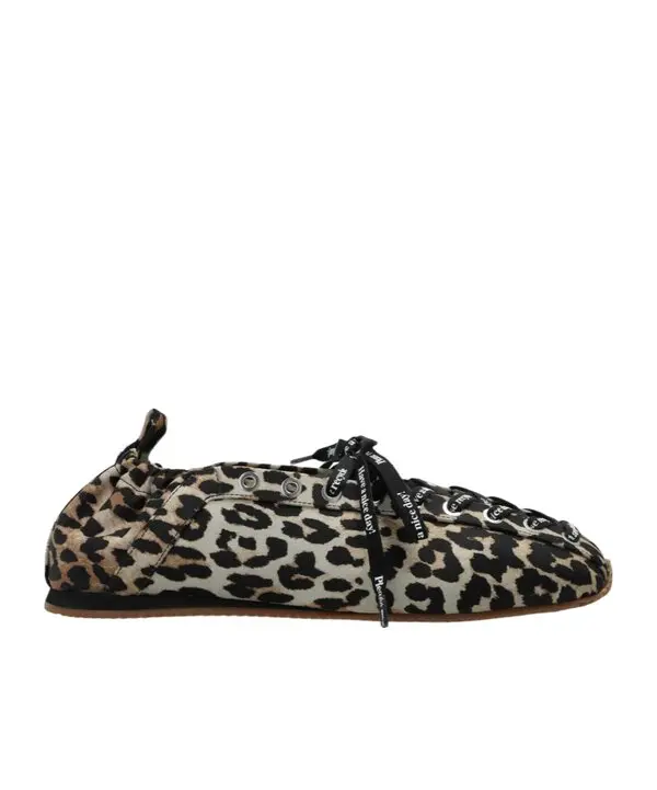 GANNI Leopard Ballerina Flats - Leopard Color