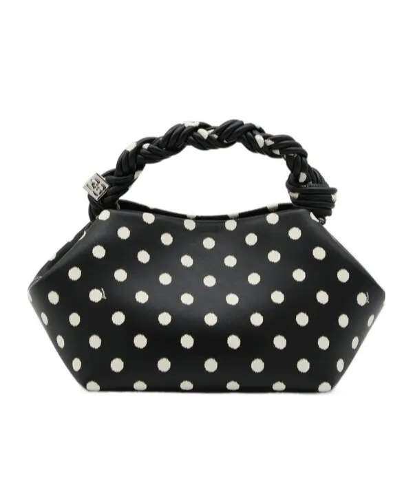 GANNI Small Bou Bag Polka-dot - Black