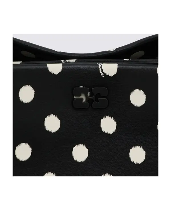 GANNI Small Bou Bag Polka-dot - Black