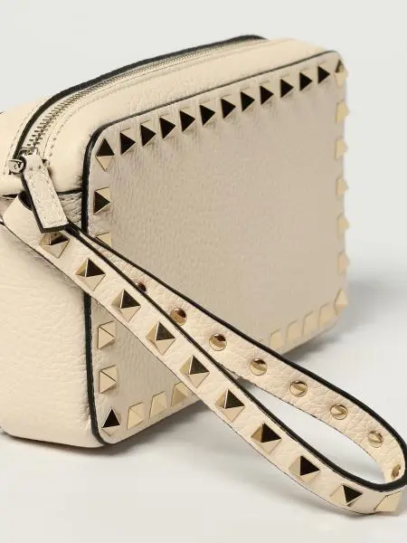 Valentino Garavani Studded Zipper Clutch