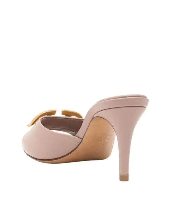 Valentino Garavani Vlogo Open Toe High Heel Mules