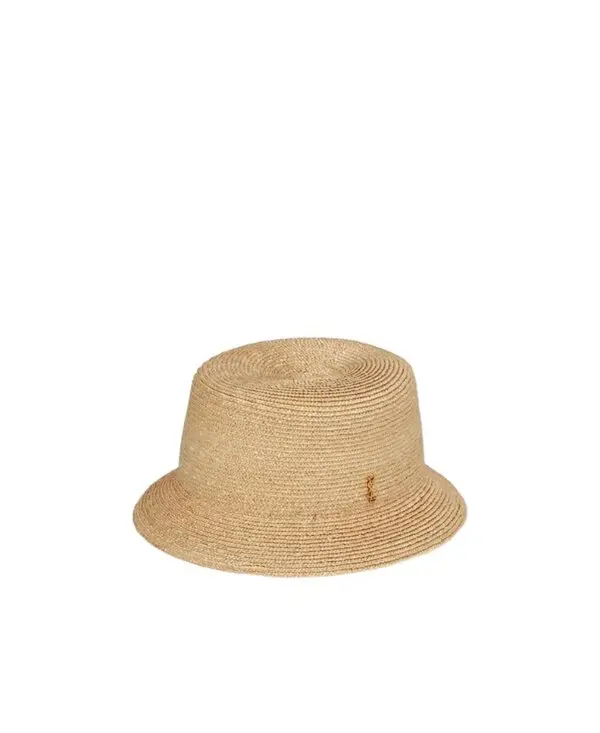 Saint Laurent Logo Plaque Bucket Hat