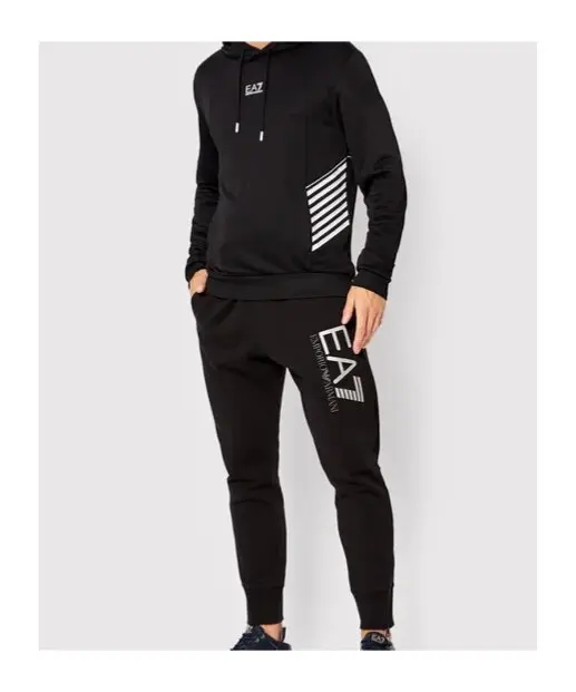 EA7 Logo Hooded Sweater