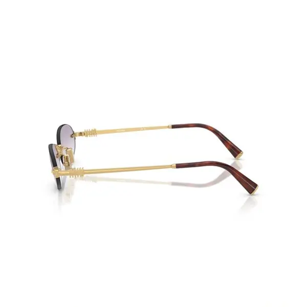 Miu Miu Oval Frame Sunglasses - Gray