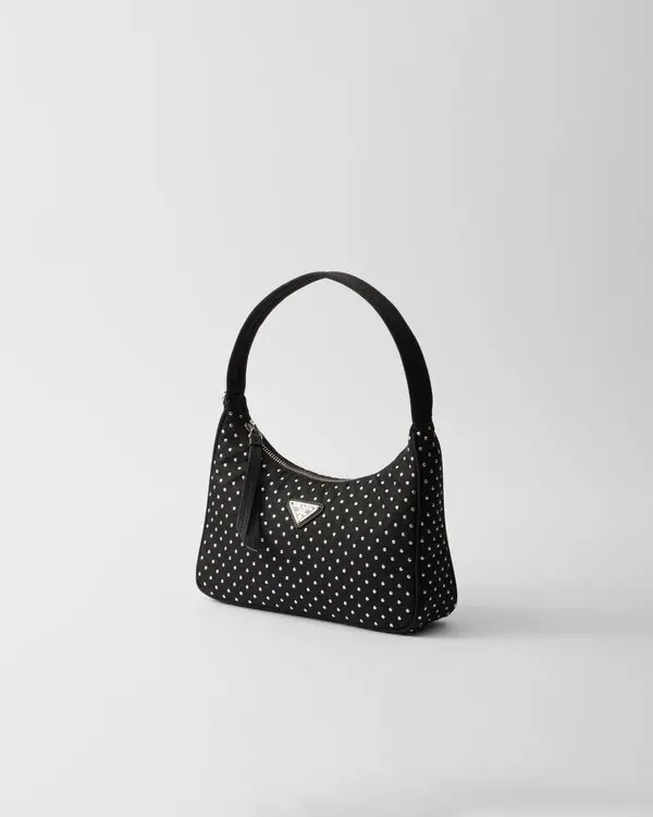 Prada Re-edition Re-nylon Mini Bag With Studs