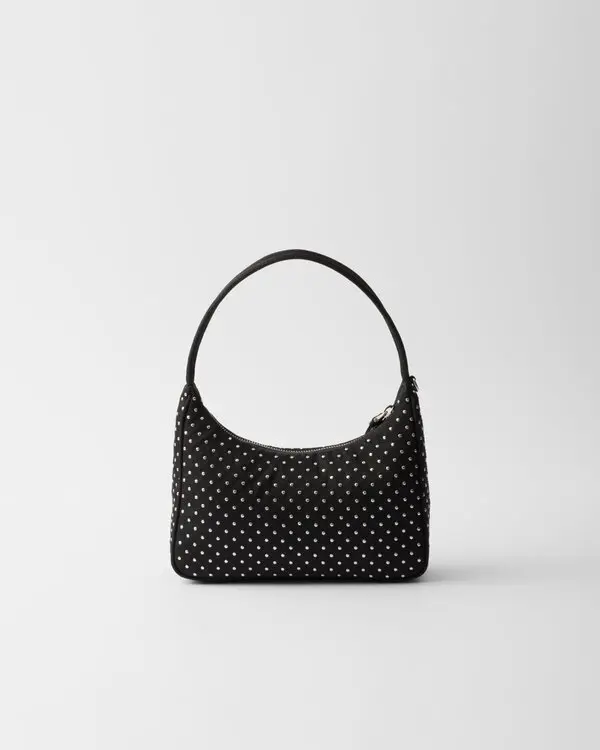 Prada Re-edition Re-nylon Mini Bag With Studs