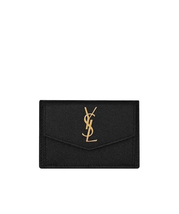 Saint Laurent Uptown Card Holder - Black