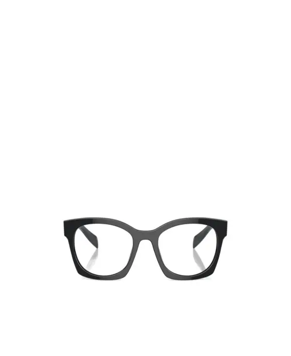 Prada Square Frame Eyeglasses - Black