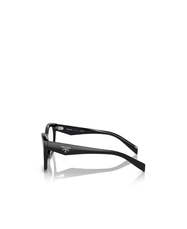Prada Square Frame Eyeglasses - Black