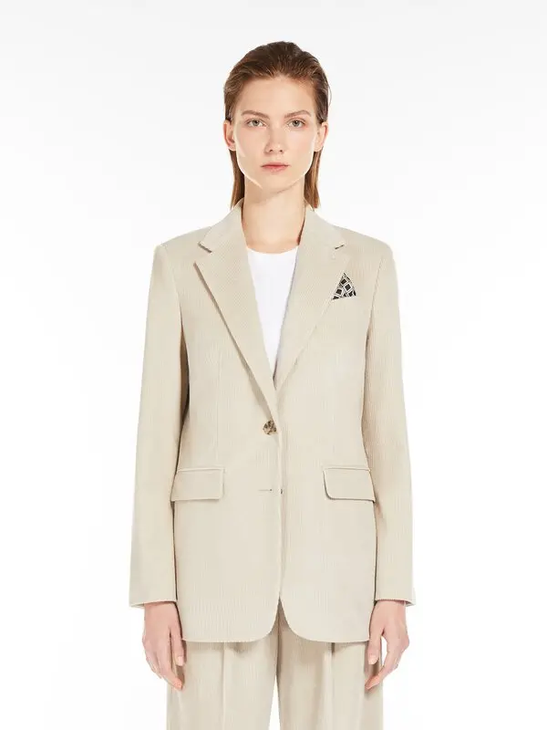 Max Mara Kuban Single-breasted Jacket - Sand-colored