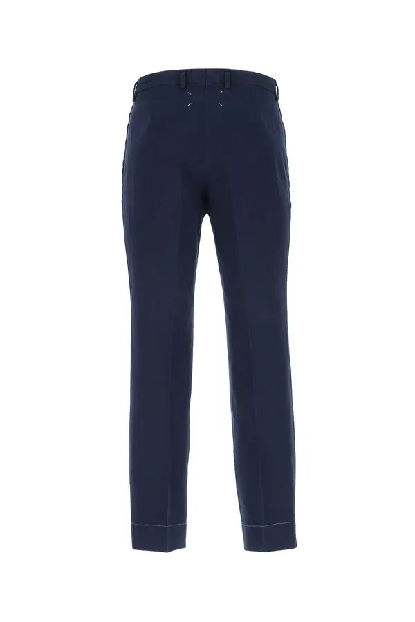 MAISON MARGIELA Zip Pocket Mid-rise Trousers - Black