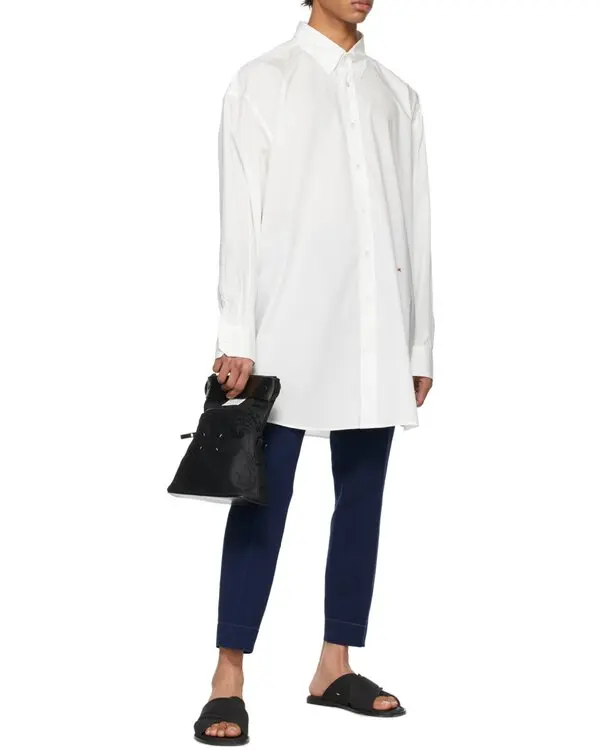 MAISON MARGIELA Zip Pocket Mid-rise Trousers - Black