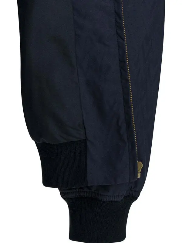 Valentino Garavani Zip-up High Neck Jacket - Black