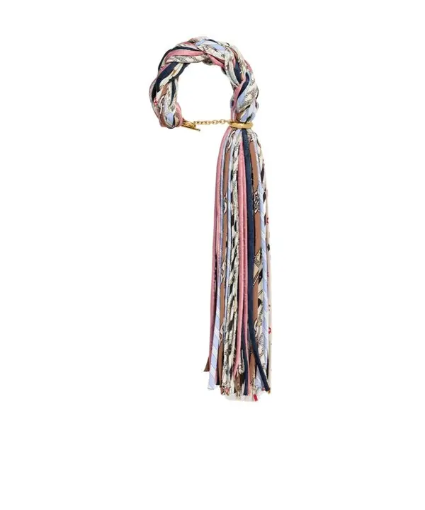 Celine Woven Ornament With Tassel Detail - Multicolor