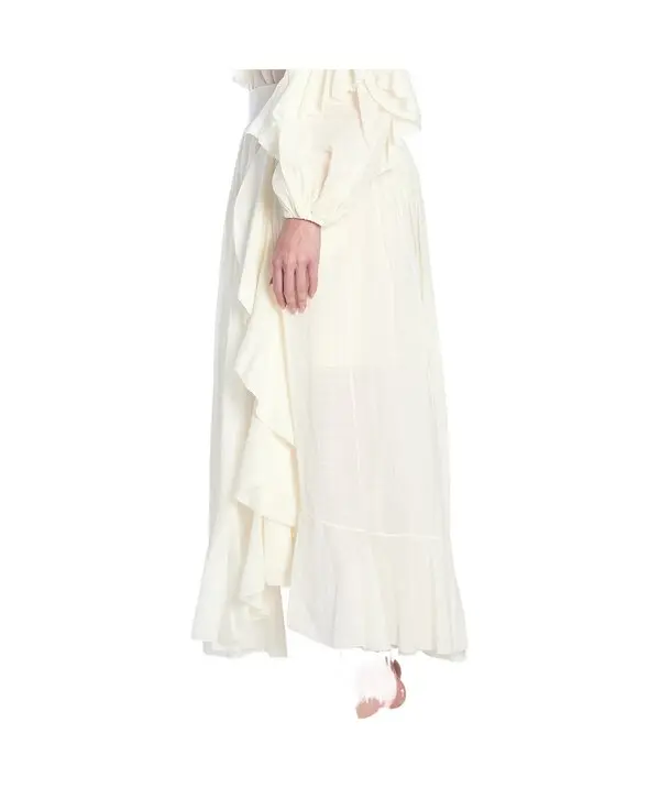 Zimmermann Frilled Maxi Skirt