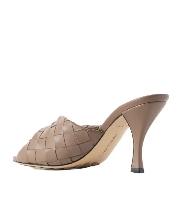 Bottega Veneta Blink Intrecciato Mules - Brown