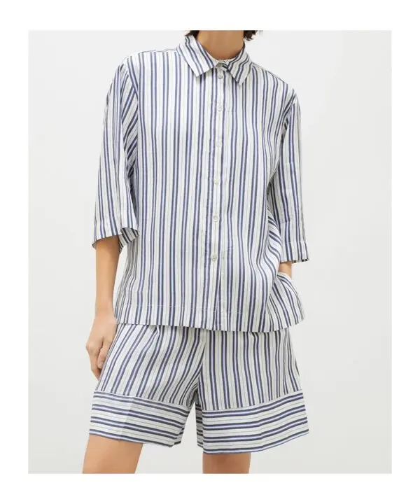 Marella Striped Button-up Shirt