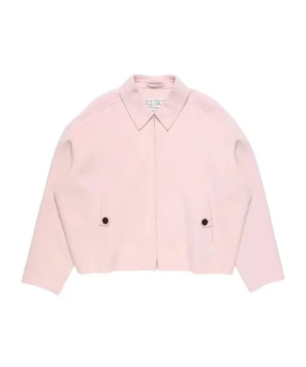 Acne Studios Zip-up Shirt Jacket - Baby Powder