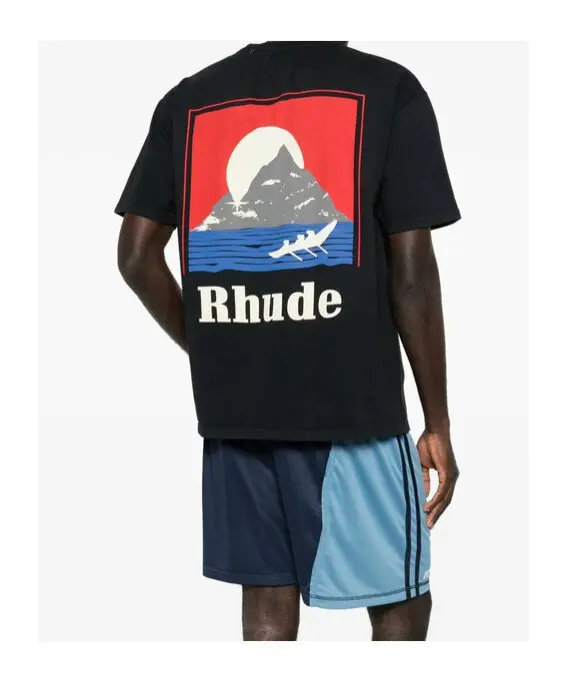 Rhude Moonlight Regatta T-shirt - Black