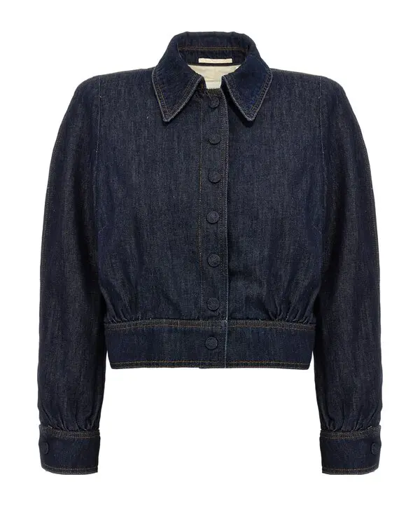 Dries Van Noten Long Sleeve Casual Jacket With Contrast Stitching