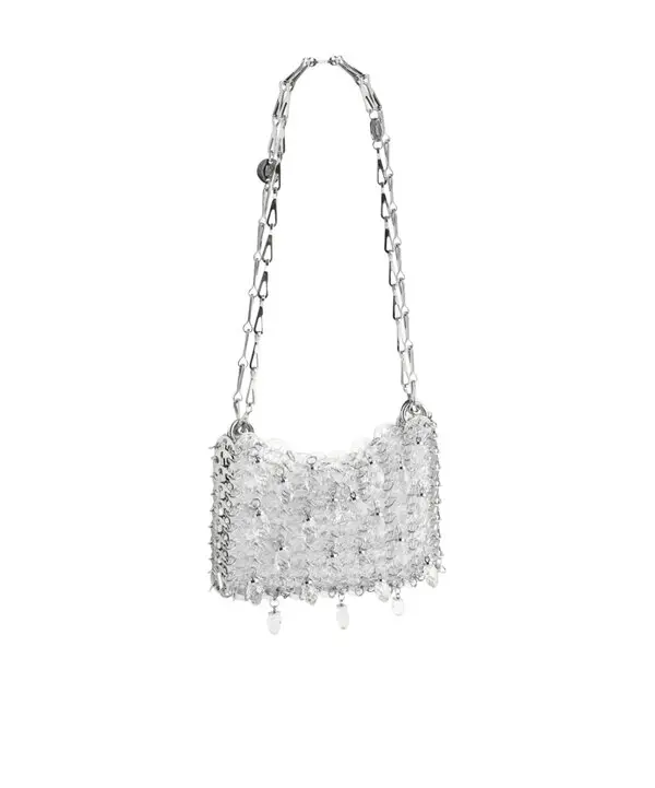 Rabanne 1969 Nano Crystal Resin Shoulder Bag - Silver
