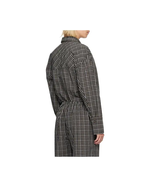 RÓHE Checked Cotton Poplin Shirt - Multi-color