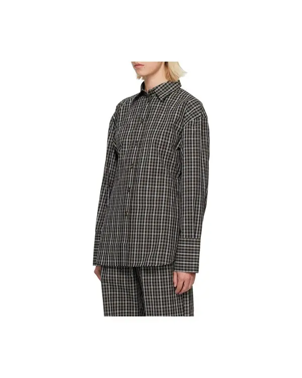 RÓHE Checked Cotton Poplin Shirt - Multi-color