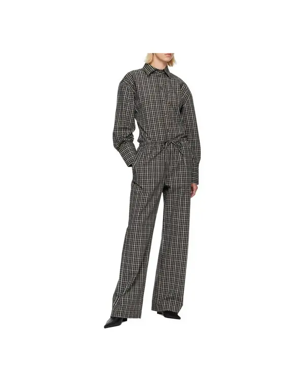 RÓHE Checked Cotton Poplin Shirt - Multi-color