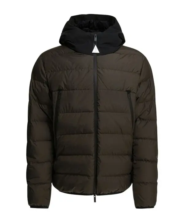 Moncler Quilted Hooded Down Jacket - Black