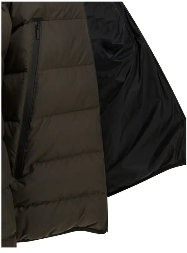 Moncler Quilted Hooded Down Jacket - Black