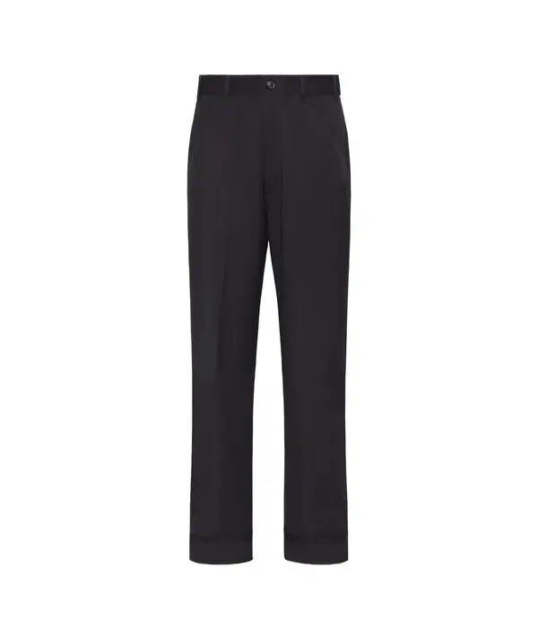 MAISON MARGIELA Woven Trousers - Black