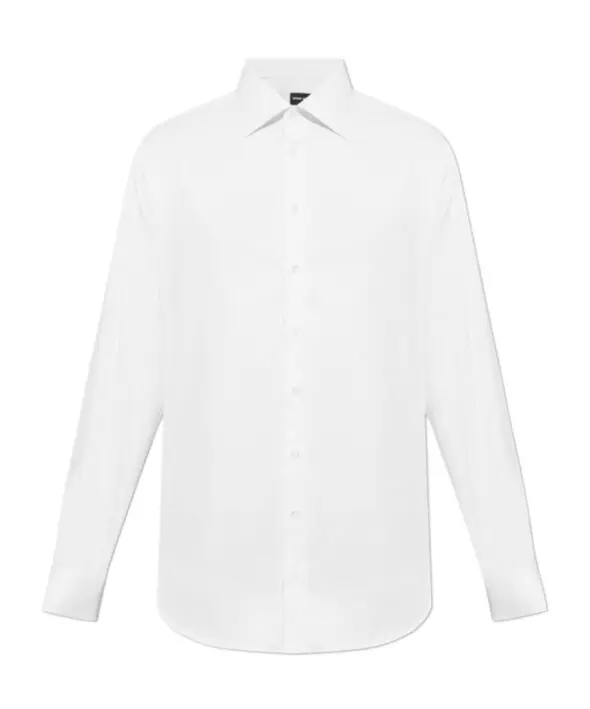 Giorgio Armani Cotton Shirt - White
