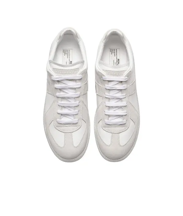 MAISON MARGIELA Logo Patch Low-top Sneakers - White