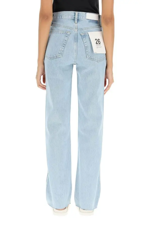 RE/DONE High-rise Straight-leg Jeans