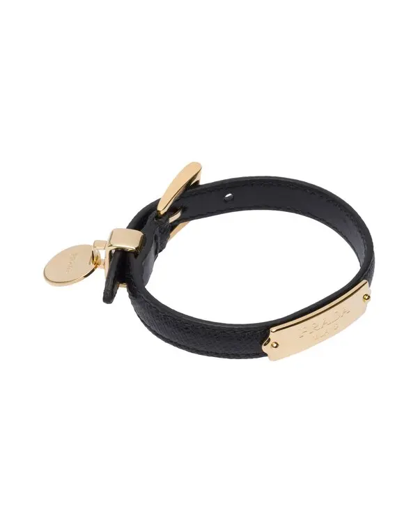 Prada Saffiano Leather Bracelet