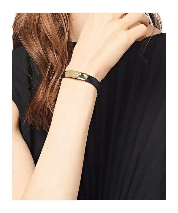 Prada Saffiano Leather Bracelet