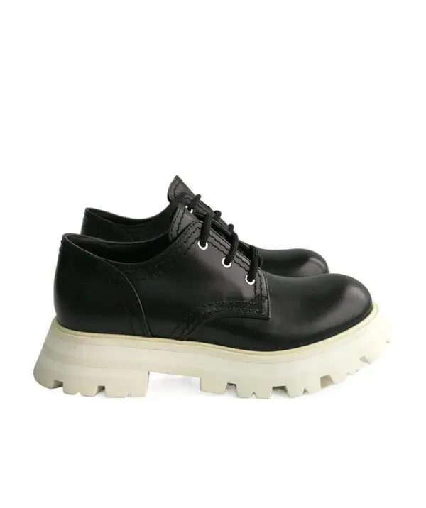 Alexander McQueen Lace-up Platform Sole Casual Shoes