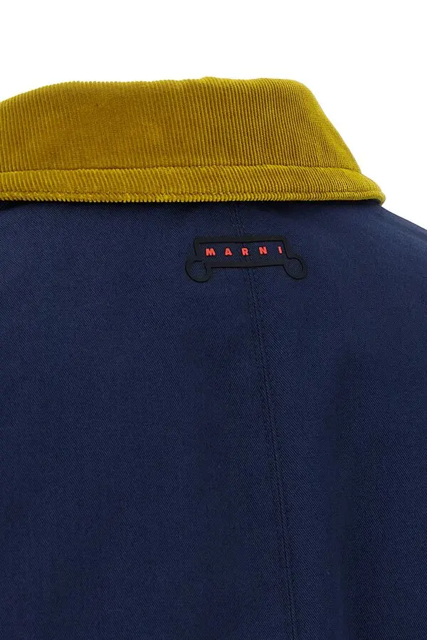 Marni Corduroy Collar Padded Parka