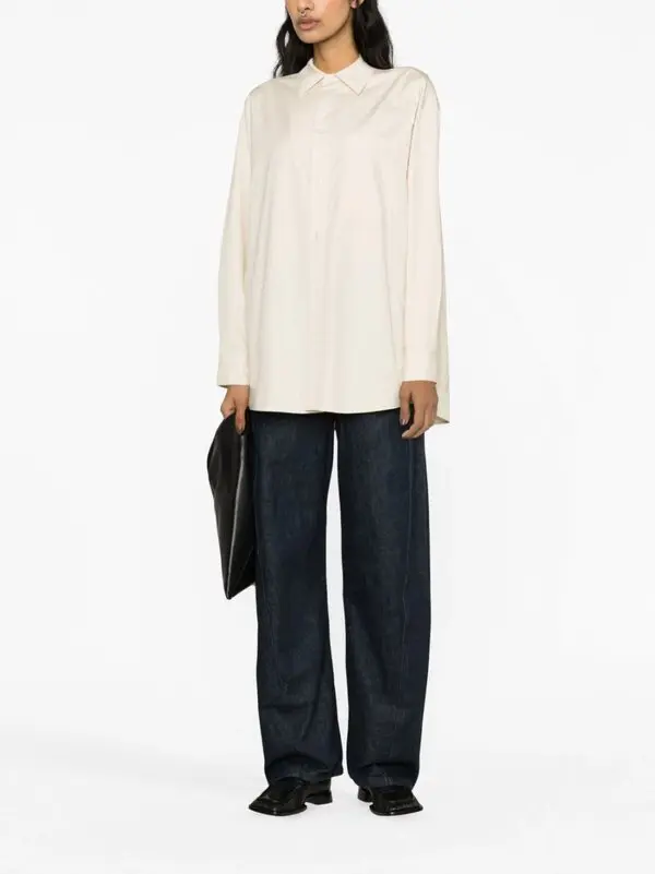 LEMAIRE Overlapping Panelled Buttoned Shirt