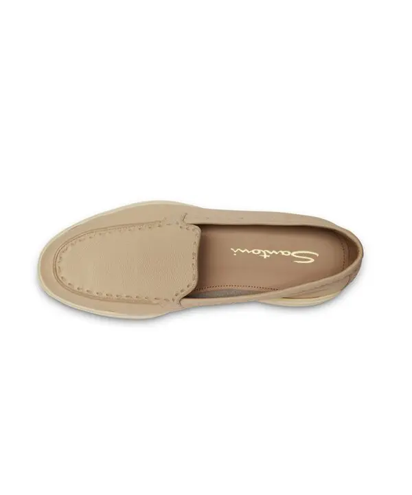 Santoni Moccasin Slippers With Round Toe