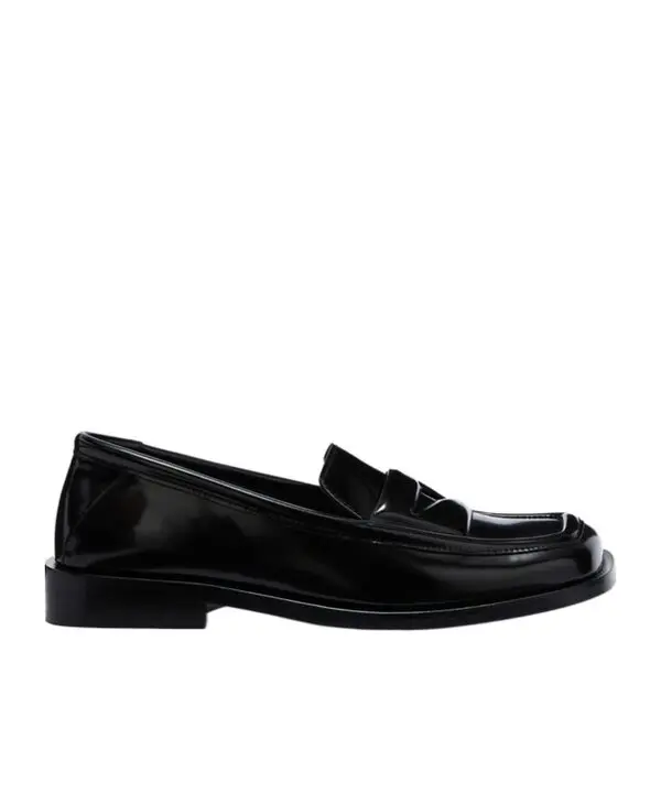 Attico Amanda College Flat Shoes - Black