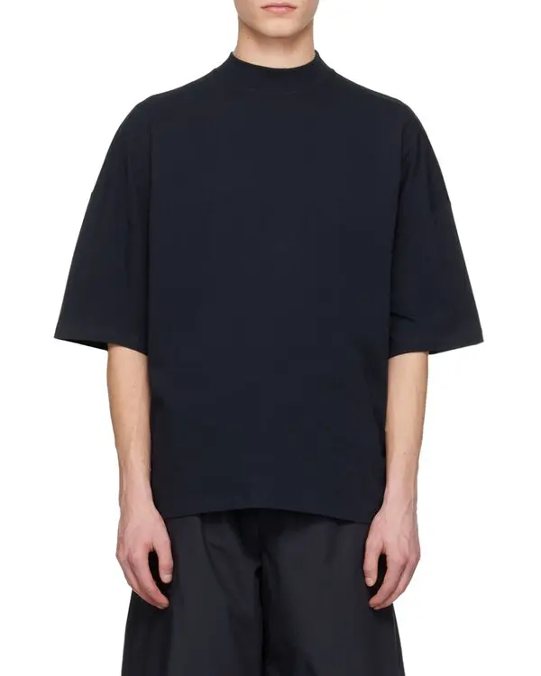 JIL SANDER Crewneck Short-sleeved T-shirt - Black