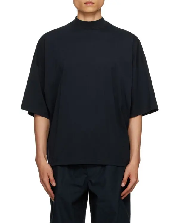 JIL SANDER Crewneck Short-sleeved T-shirt - Black