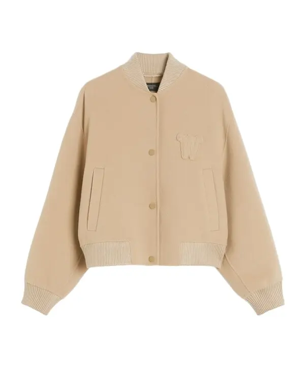Max Mara Zelante Button-up Bomber Jacket