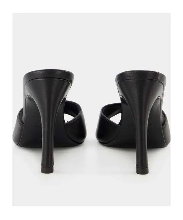 Coperni Open-toe High-heeled Sandals With Logo Detail - Black
