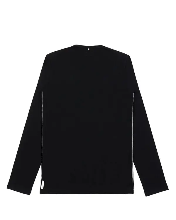 Emporio Armani T-shirt With Round Neck And Long Sleeves