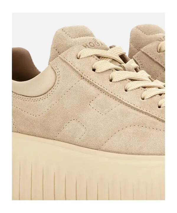 Hogan H-stripes Sneakers - Beige